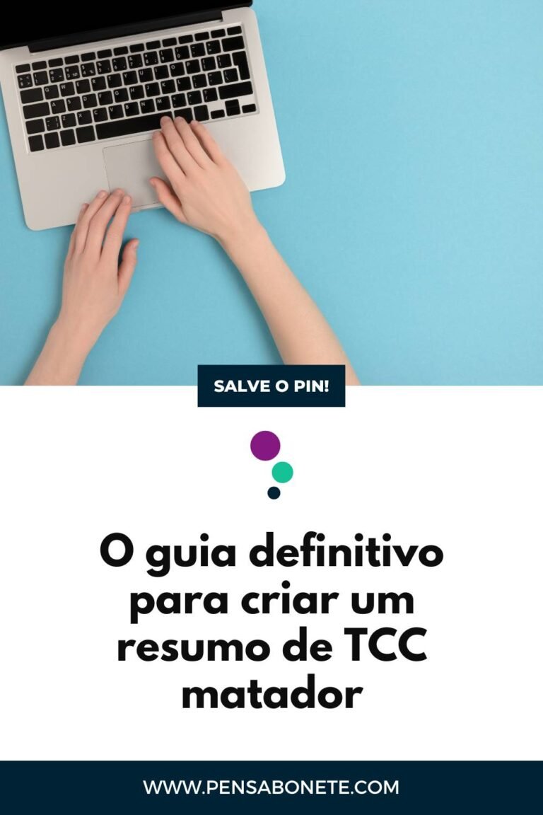 Resumo de TCC: como fazer, tipos e exemplos 2026